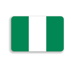 3d flag of nigeria Royalty Free Vector Image - VectorStock