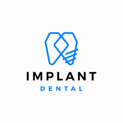 Infinity dental dentist tooth teeth mobius logo Vector Image