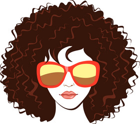 Beautiful woman face icon Royalty Free Vector Image