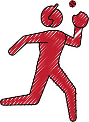 Stick Figure Catching Ball Vector Images (45)