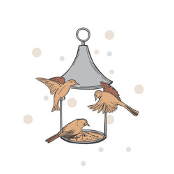 Bird Feeder Vector Images (over 860)