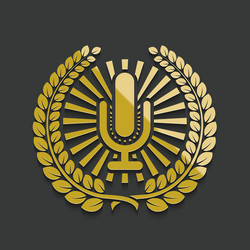 Golden Mic Vector Images (over 610)