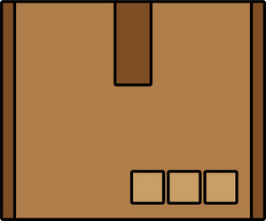 Cartoon Paperboard Box Vector Images (over 100)