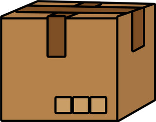 Cartoon Paperboard Box Vector Images (over 100)