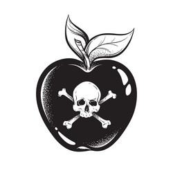 Dotwork poison bottle Royalty Free Vector Image