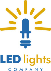 Led light bulb lamp Royalty Free Vector Image - VectorStock