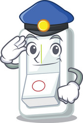 Army light switch in the cartoon shape Royalty Free Vector