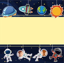 Border Astronaut Space Vector Images (over 280)