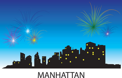 Manhattan Skyline Vector Images (over 2,100)
