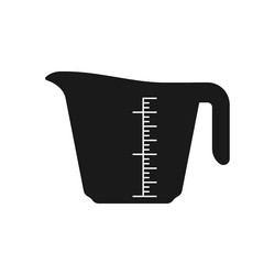Measuring cup Royalty Free Vector Image - VectorStock