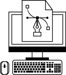 Technology software tools cartoon Royalty Free Vector Image