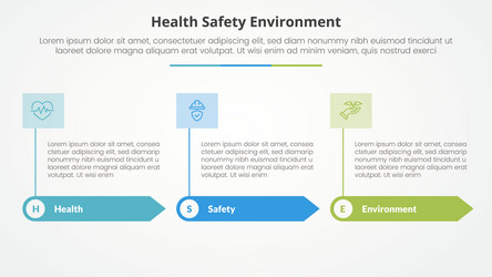 Hse infographic concept for slide presentation Vector Image