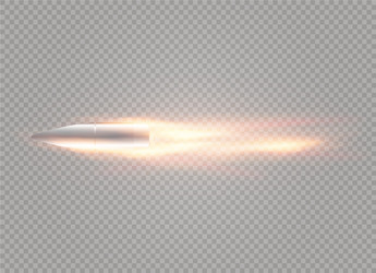 Flying bullet Royalty Free Vector Image - VectorStock