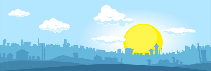 Horizontal Sunset Vector Images (over 5,500)