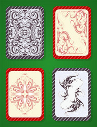 Playing Card Back Vector Images (over 4,400)