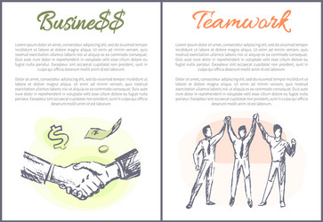 Interaction Teamwork Posters Vector Images (over 210)