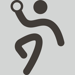 Handball icon Royalty Free Vector Image - VectorStock