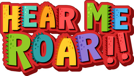 Roar Word Vector Images (over 160)