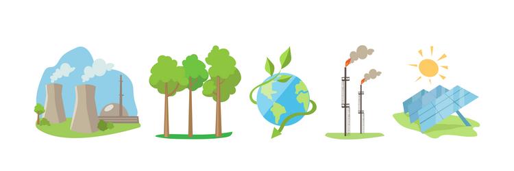 Natural resources industrial extraction item and Vector Image