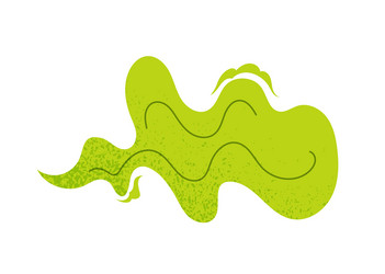 Stinky green cloud concept Royalty Free Vector Image