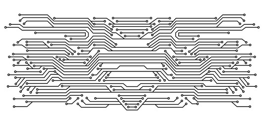 Electronics board high tech digital data Vector Image