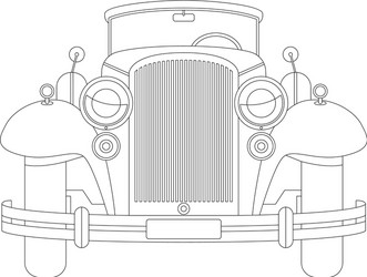 Car 1940s Vehicle Vector Images (over 120)