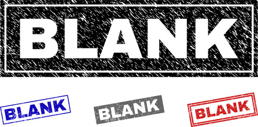 Grunge void textured rectangle watermarks Vector Image