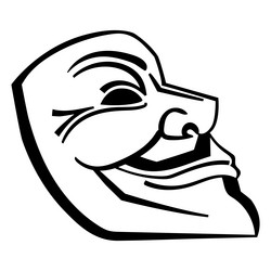 Guy Fawkes Mask Vector Images (33)