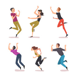 People falling down stumbling and slipping Vector Image