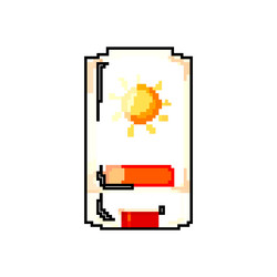 Sunblock sun cream game pixel art Royalty Free Vector Image
