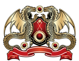 Heraldic Dragon Vector Images (over 1,500)