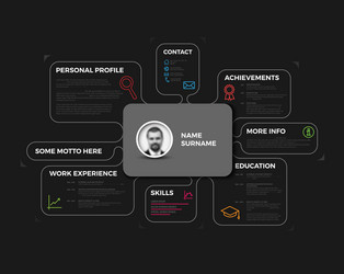 Original Resume Template Vector Images (50)