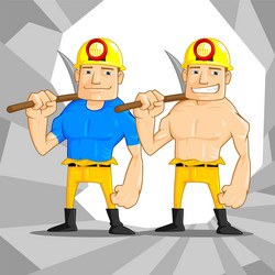 Cartoon mine entrance Royalty Free Vector Image