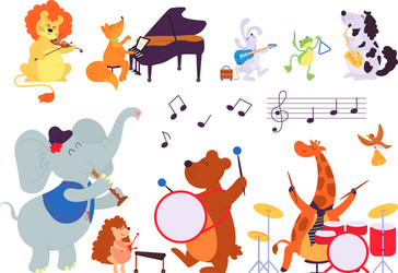 Musical Animals Vector Images (over 13,000)