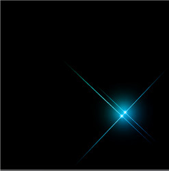 Light flare blue effect Royalty Free Vector Image