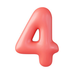 Number 4 Cartoon Vector Images (over 3,200)