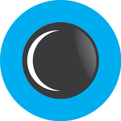 Eye camera logo icon design Royalty Free Vector Image