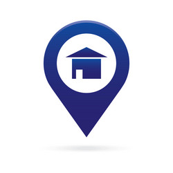 Pin map icon map pointer map markers Royalty Free Vector