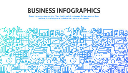 Big data infographics Royalty Free Vector Image