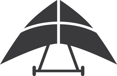 Hang gliding logo Royalty Free Vector Image - VectorStock