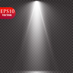 Spotlight light Royalty Free Vector Image - VectorStock