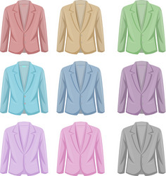 Professional blazer on white background Royalty Free Vector