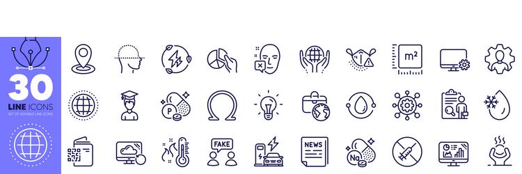 Face scanning global business and difficult Vector Image