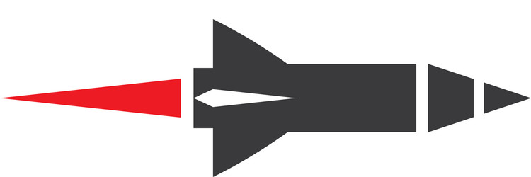 Missile logo images Royalty Free Vector Image - VectorStock