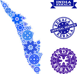 Political Map of Kerala Vector Images (over 100)