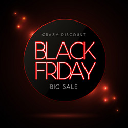 Black friday sale inscription design template Vector Image