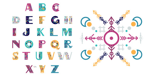 Native American Font Vector Images (over 270)