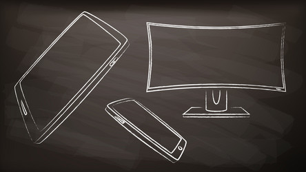 Electronic Devices Drawing Vector Images (over 16,000)