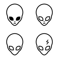 Alien Emoji Emoticon Vector Images (over 770)