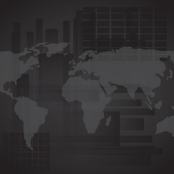 World Map Monochrome Vector Images (over 1,100)